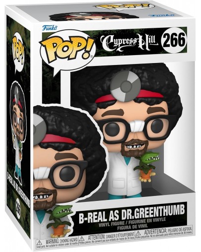 Funko Pop figura Rocks Cypress Hill B Real kot Dr Greenthumb